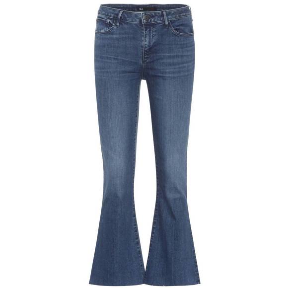 3x1 | Jeans | New 3x Womens W25 Midway Extreme Cropped Jeans Fringed ...